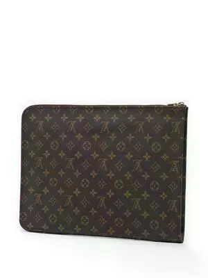 LOUIS VUITTON Monogram Canvas Zip Around Portfolio Business Bag