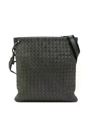 Bottega Veneta 2007 Nappa Intrecciato Vn Crossbody Bag - Grey