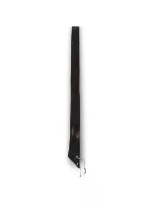 ANN DEMEULEMEESTER Resi Charm-embellished Tie - Black