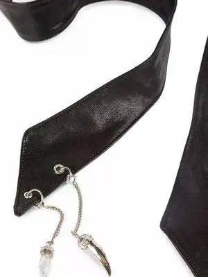 ANN DEMEULEMEESTER Resi Charm-embellished Tie