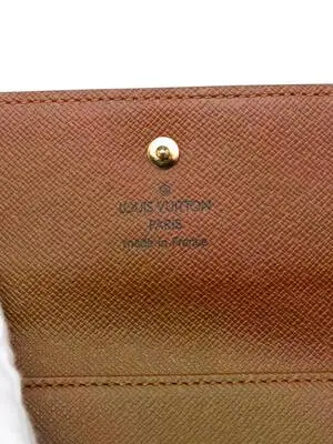 LOUIS VUITTON 2003 Monogram Portefeuille Elise Wallet Small Wallets