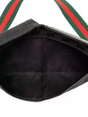 Gucci 2000-2015 Gg Canvas Web Double Pocket Belt Bag