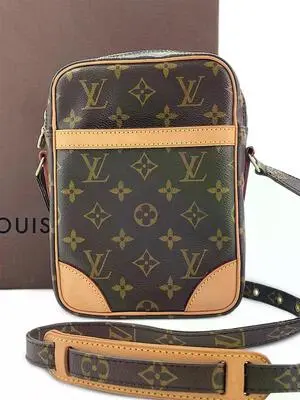 LOUIS VUITTON Danube Monogram Canvas Cross Body Bag