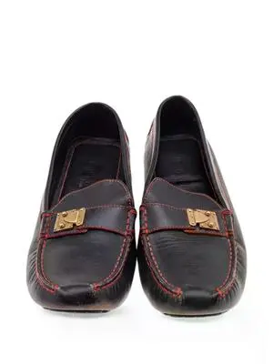 LOUIS VUITTON S Lock Loafers