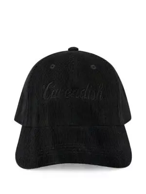 CAVENDISH Logo-embroidered Corduroy Baseball Cap