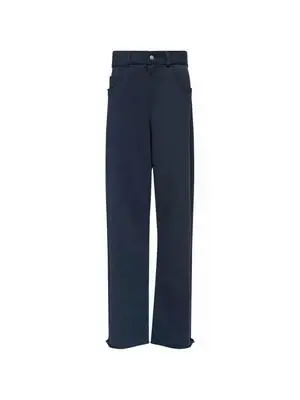 MAISON MARGIELA Raw-cut Pants - Blue