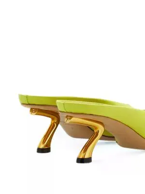 FERRAGAMO Sculptural-heel Mules