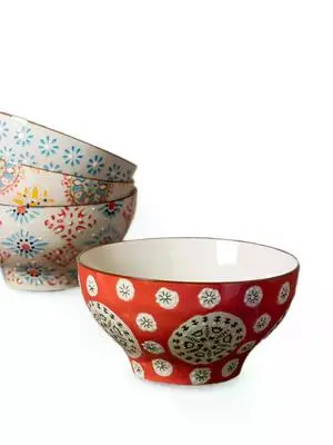 CU I SEEYOU Patterned Ceramic Bowls