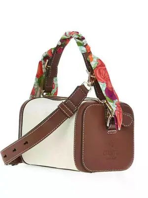 CUBA LAB Cubita Scarf-wrapped Tote Bag - Neutrals