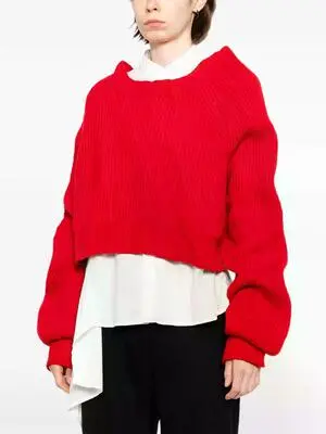 Yohji Yamamoto Supreme Backless Cropped Sweater