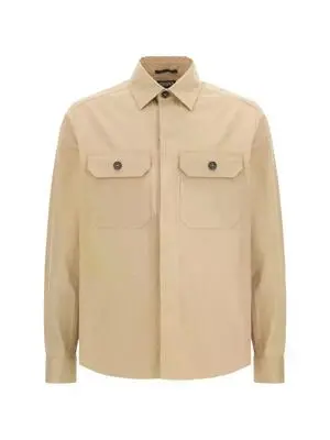 Zegna Flap-pocket Shirt Jacket - Neutrals