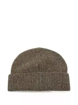 Brunello Cucinelli Ribbed-knit Beanie Hat - Brown