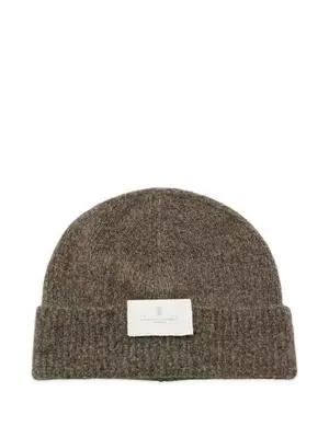 Brunello Cucinelli Ribbed Knit Beanie Hat - Brown