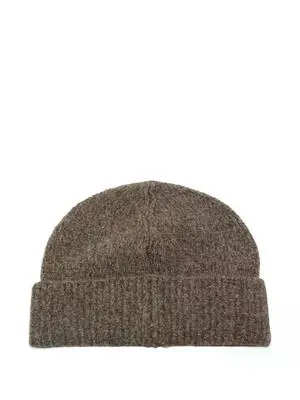 Brunello Cucinelli Ribbed Knit Beanie Hat