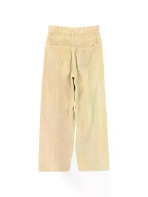 Celine Beige Corduroy Trousers - Neutrals