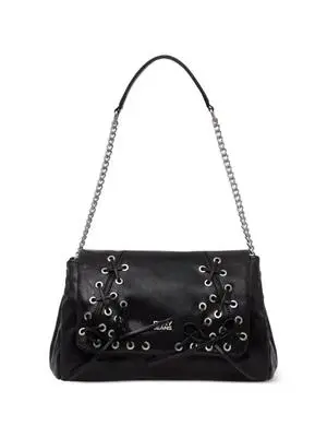 Dkny Lace-up Detail Shoulder Bag
