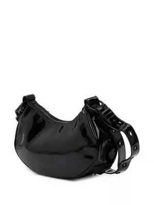 Balenciaga Patent Motocross Le Cagole Xs Crossbody Bag - Black