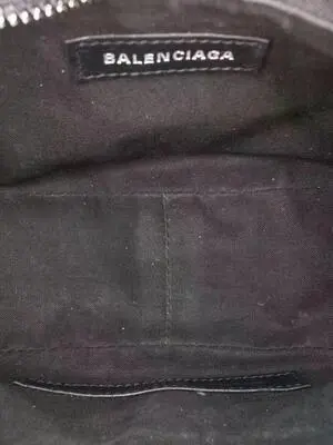 Balenciaga Patent Motocross Le Cagole Xs Crossbody Bag - Black