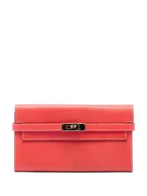 Hermès 2013 Epsom Kelly Longue Wallet Long Wallets - Pink