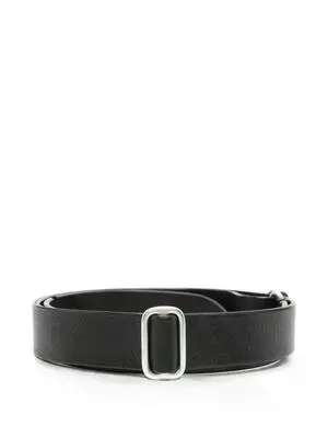 Officine Creative Pebbled Leather Belt - Black