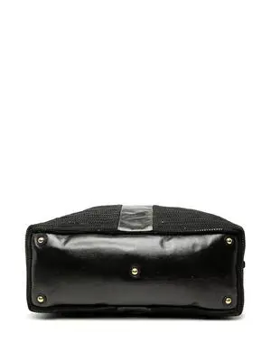 Saint Laurent 2000-2026 Textured Fabric And Patent Easy Y Tote Bag