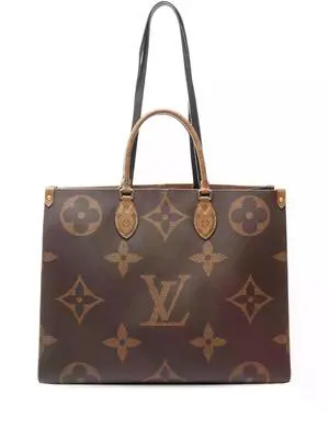 LOUIS VUITTON Monogram Reverse Giant Onthego Gm Satchel