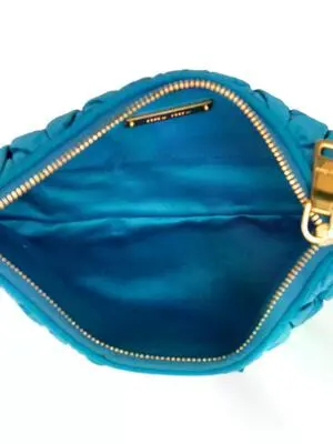 Miu Miu 2010-2026 Matelasse Nylon Clutch Bag