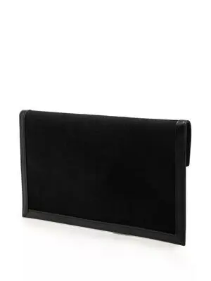 Saint Laurent 2020 Canvas Uptown Pouch Clutch Bag