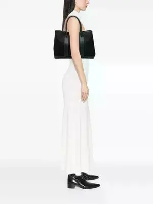 Hermès 2005 Toile And Negonda Garden Party 36 Tote Bag - Black