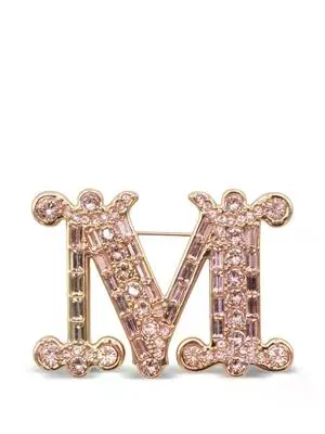 Max Mara Bath2 Crystal M Brooch