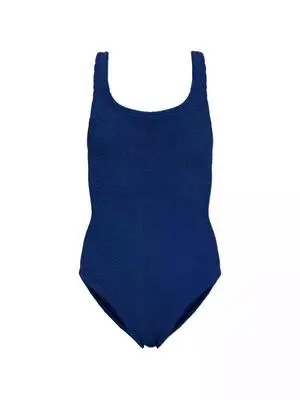 Hunza G Hunza G "Coverage" Crinkle-Effect Swimsuit Blue