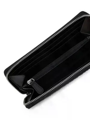 Moschino Logo-plaque Zip Wallet