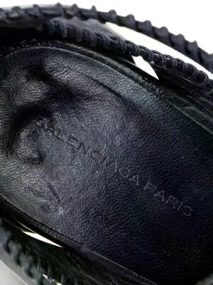 Balenciaga Caged Leather Sandals
