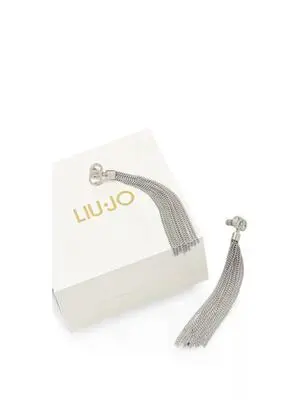 Liu Jo Crystal-embellished Chain-fringe Earrings