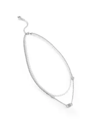 Liu Jo Layered Pearl-detail Necklace - Silver