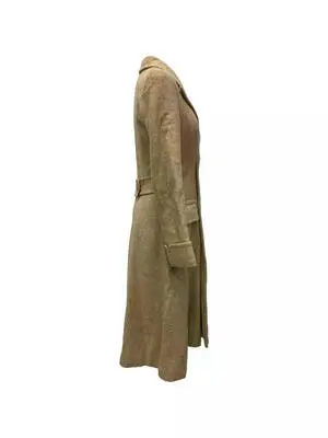 Ralph Lauren Herringbone-pattern Double-breasted Coat - Neutrals