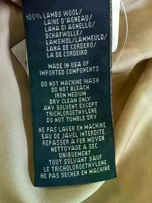Ralph Lauren Herringbone-pattern Double-breasted Coat