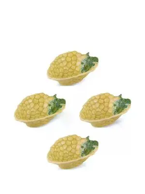 BORDALLO PINHEIRO Grape-design Leaf-detail Bowls Set
