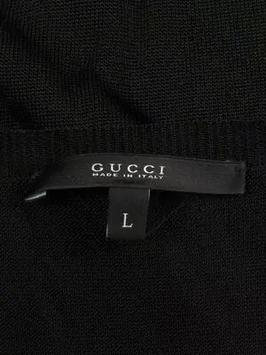 Gucci 2010s Interlocking G V-neck Sweater