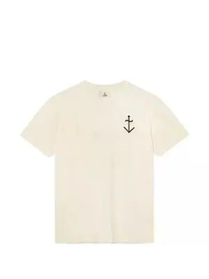 LA PAZ Guerreiro Los Angeles Logo-print T-shirt - Neutrals