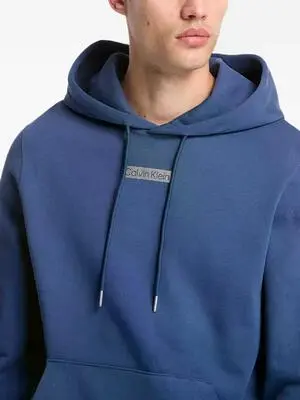 Calvin Klein Logo-patch Pouch-pocket Hoodie