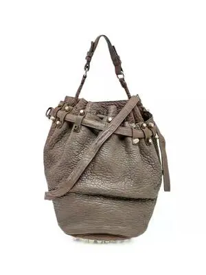 Alexander Wang Diego Calf Leather Bucket Bag - Brown