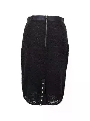 Dolce & Gabbana Lace Pencil Midi Skirt