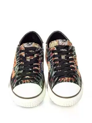 Valentino Garavani Bead-embellished Cap-toe Sneakers