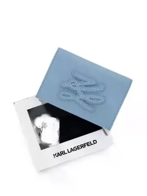 Karl Lagerfeld K/autograph Logo-patch Pebbled Wallet