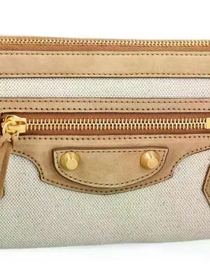 Balenciaga Canvas Shoulder Bag - Neutrals