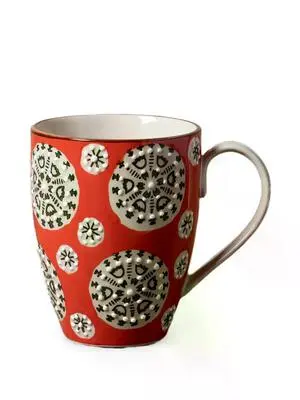 CU I SEEYOU Patterned Ceramic Mugs - Neutrals