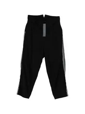 Yohji Yamamoto Broad Embroidered Suspender Trousers