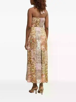 Liu Jo Paisley-print Halterneck Midi Dress