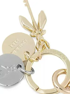 Patrizia Pepe Logo Plaque Fly Keyring